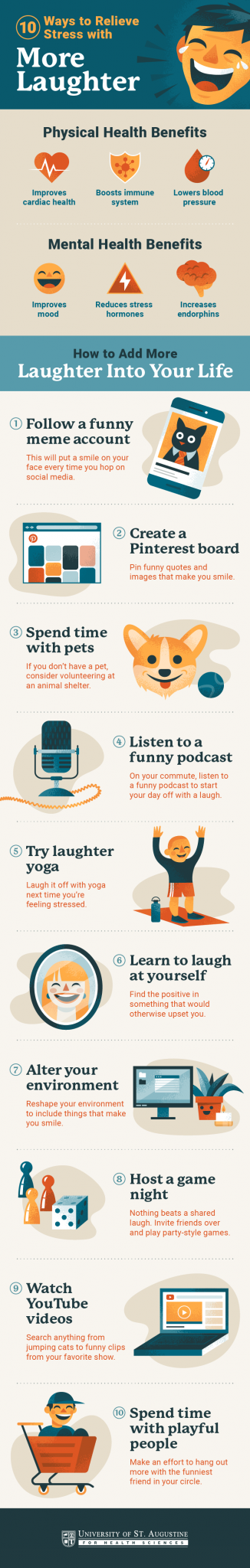 How Does Laughter Can Relieve Stress | USAHS